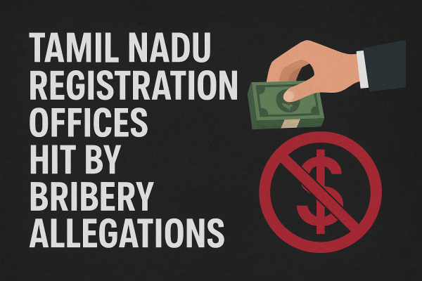 Tamil Nadu Registration Offices Hit by Bribery Allegations - India Podcast